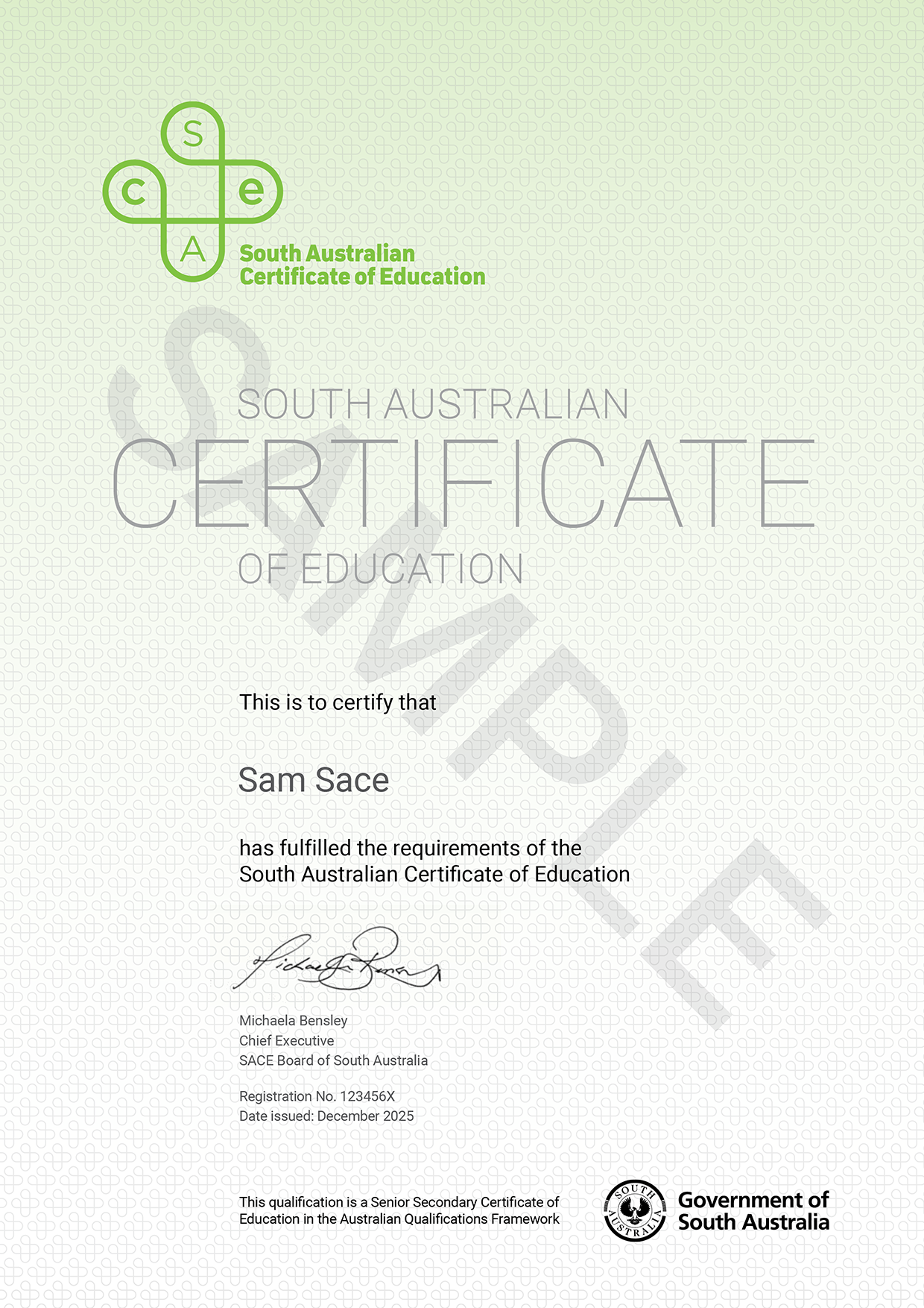 End-of-year results information - South Australian Certificate of Education